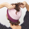 Pretty in Pink Messy Bun Hat Crochet Pattern – I Love Stitches