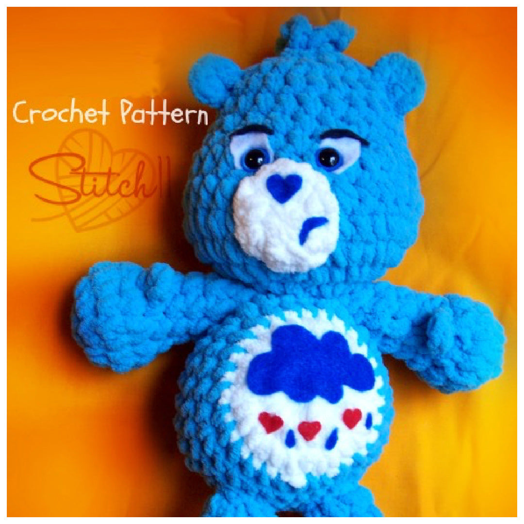 Grumpy Bear Crochet Pattern – I Love Stitches